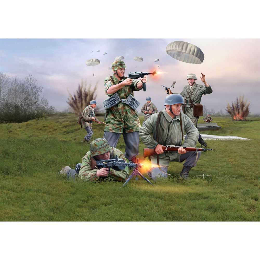 REVELL GERMAN PARATROOPERS WWII REVELL GERMAN PARATROOPERS WWII